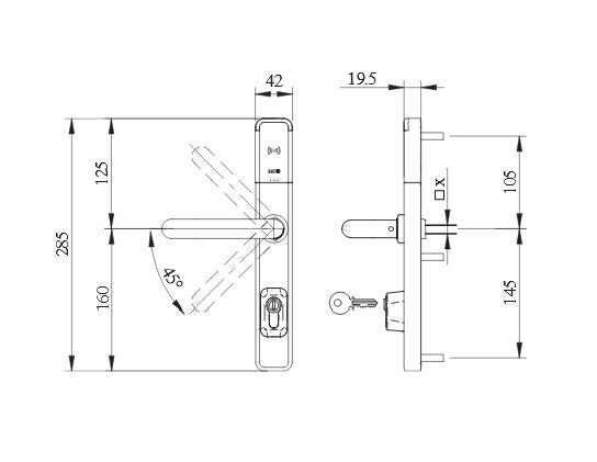 Electronic handle sets – Salto Direct